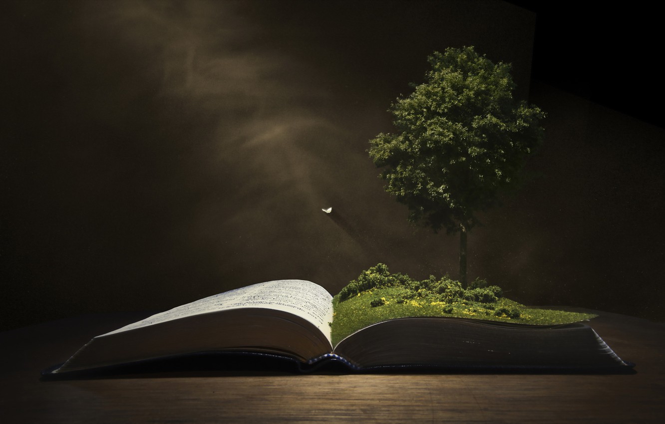 Open Books Wallpaper Facebook